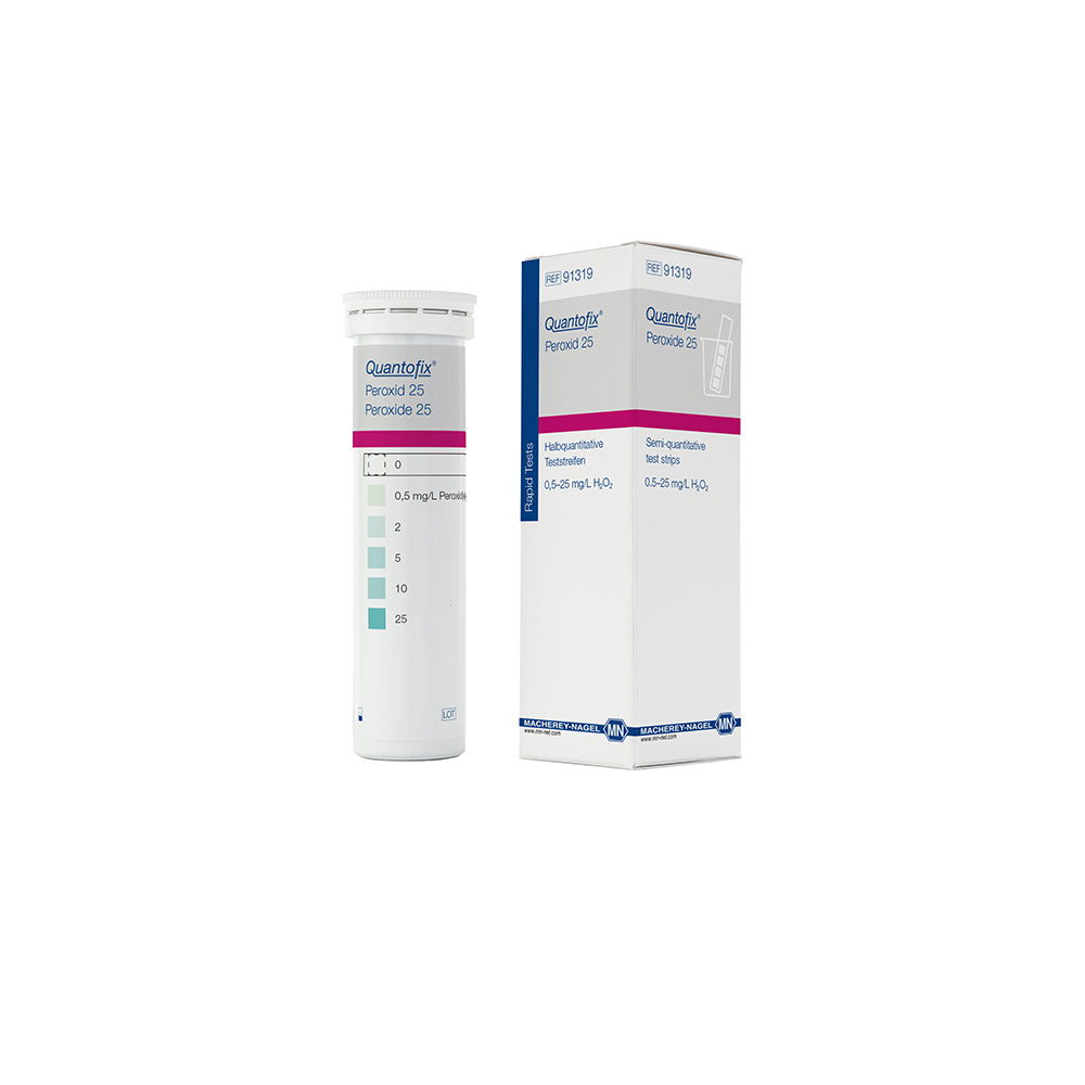 QUANTOFIX Peroxide 25 Test Strips, 100/bottle – Evident